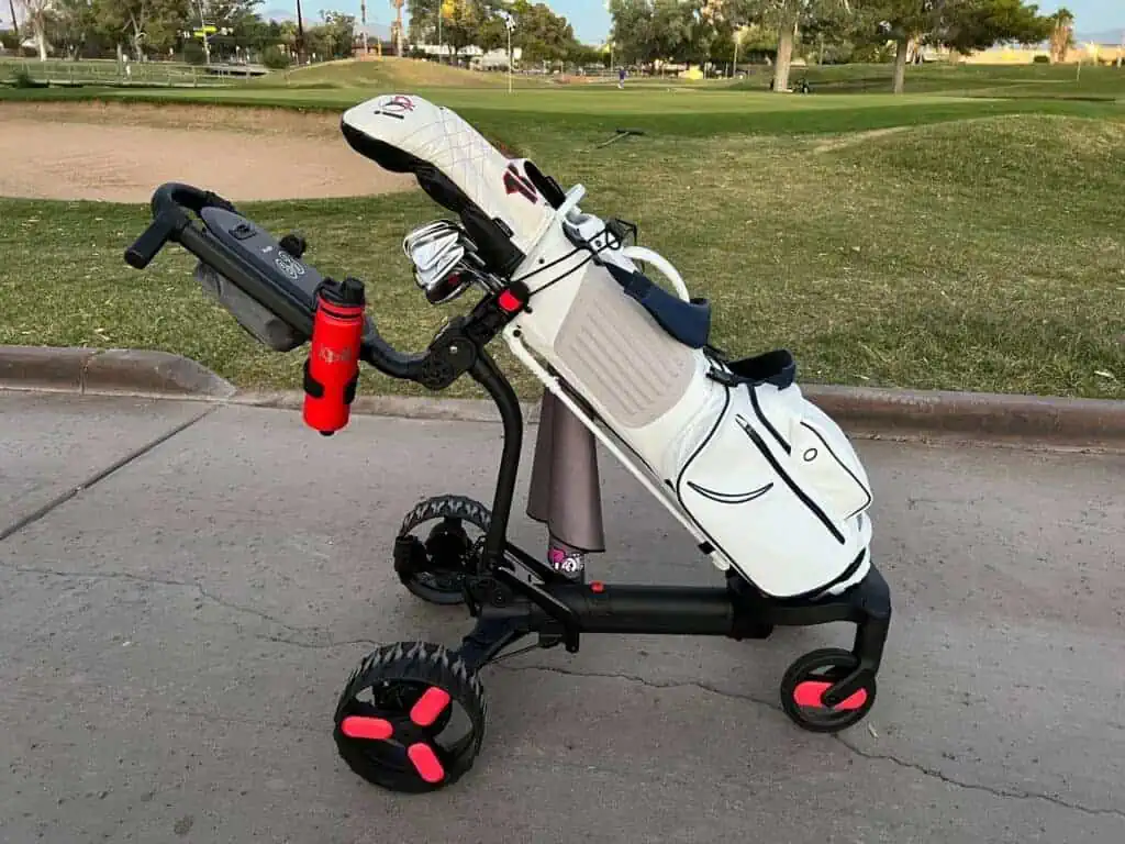 Axglo E3 Electric Push Cart Review - Independent Golf Reviews
