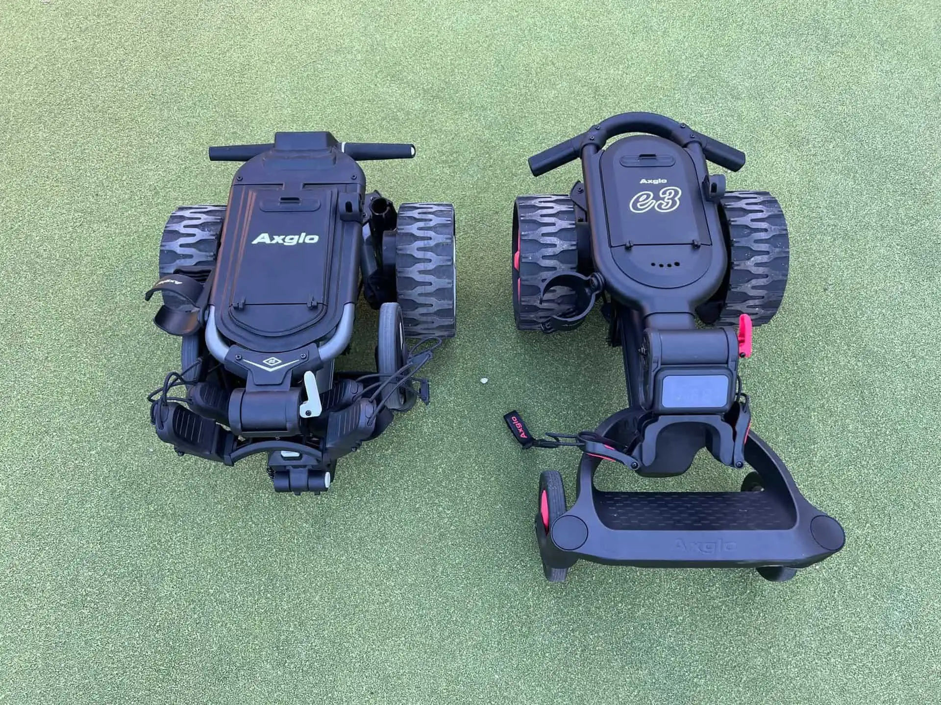 Axglo E3 Electric Push Cart Review - Independent Golf Reviews