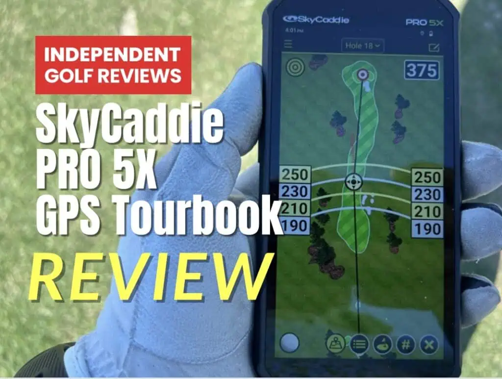 SkyCaddie PRO 5X GPS Tourbook Review - Independent Golf Reviews
