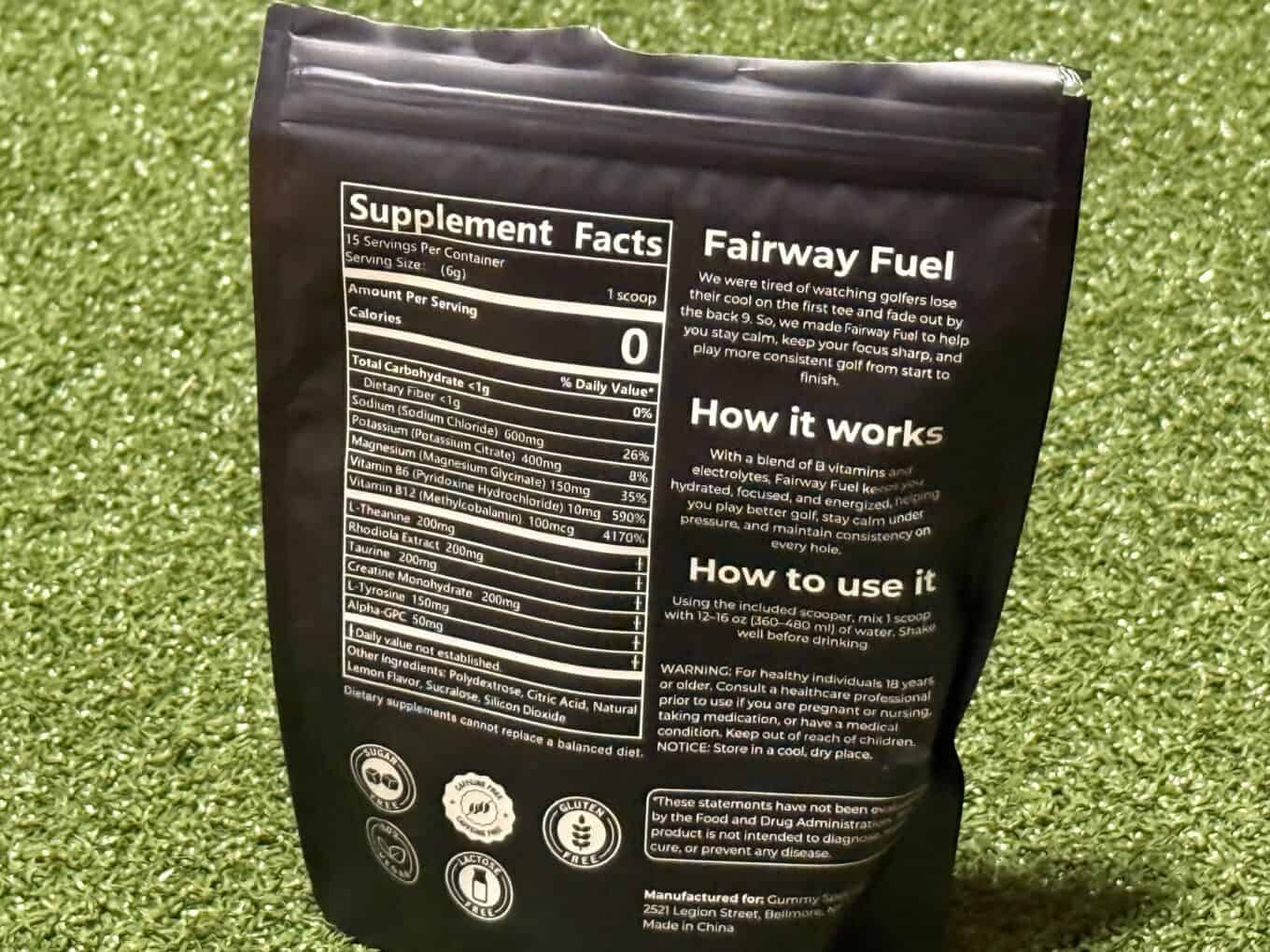 Fairway Fuel Golf Performance Drink Review - Independent Golf Reviews